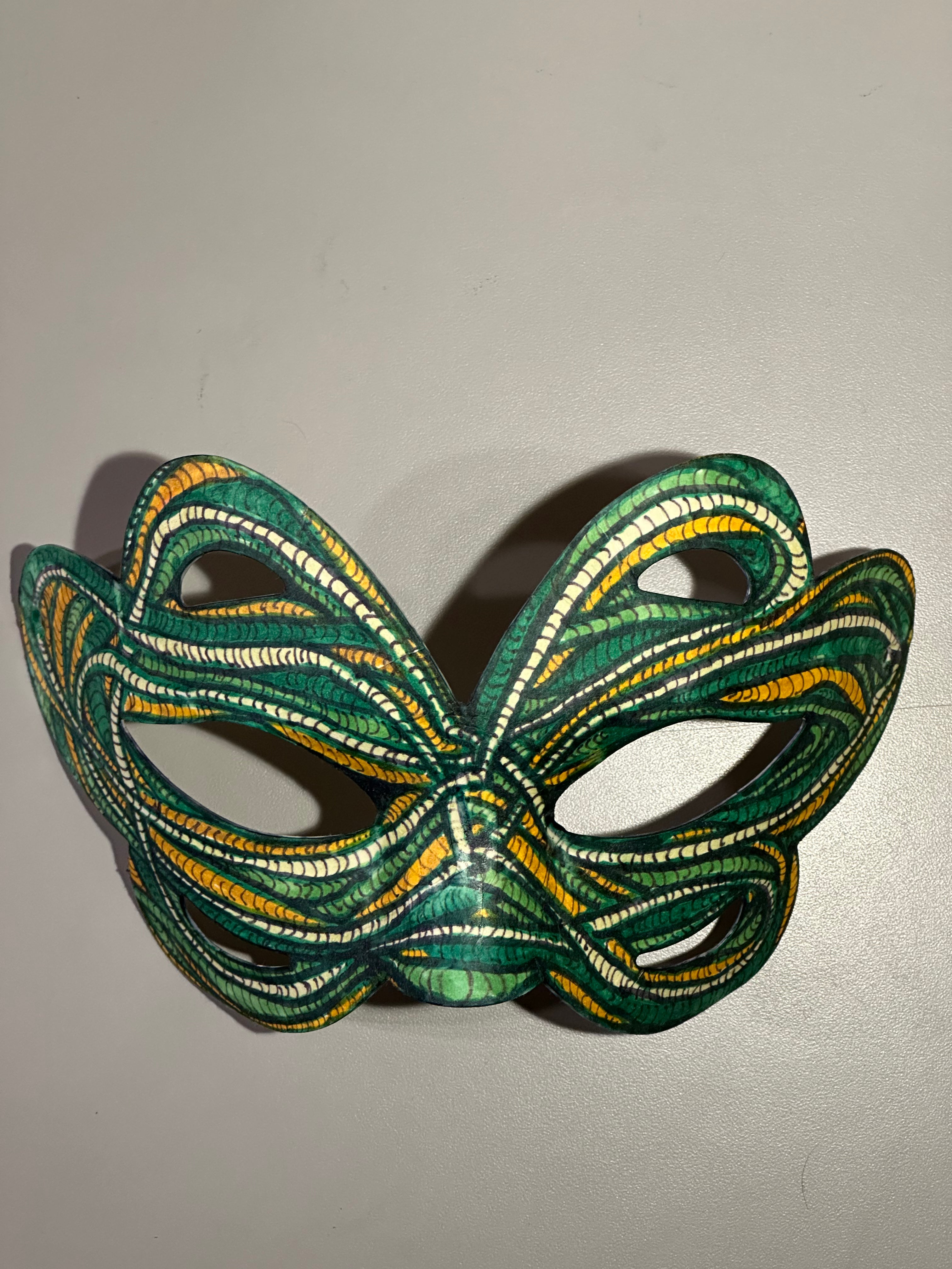 Vine Persona Masquerade Mask – Hand-Illustrated Artisan Mask – Fox ...