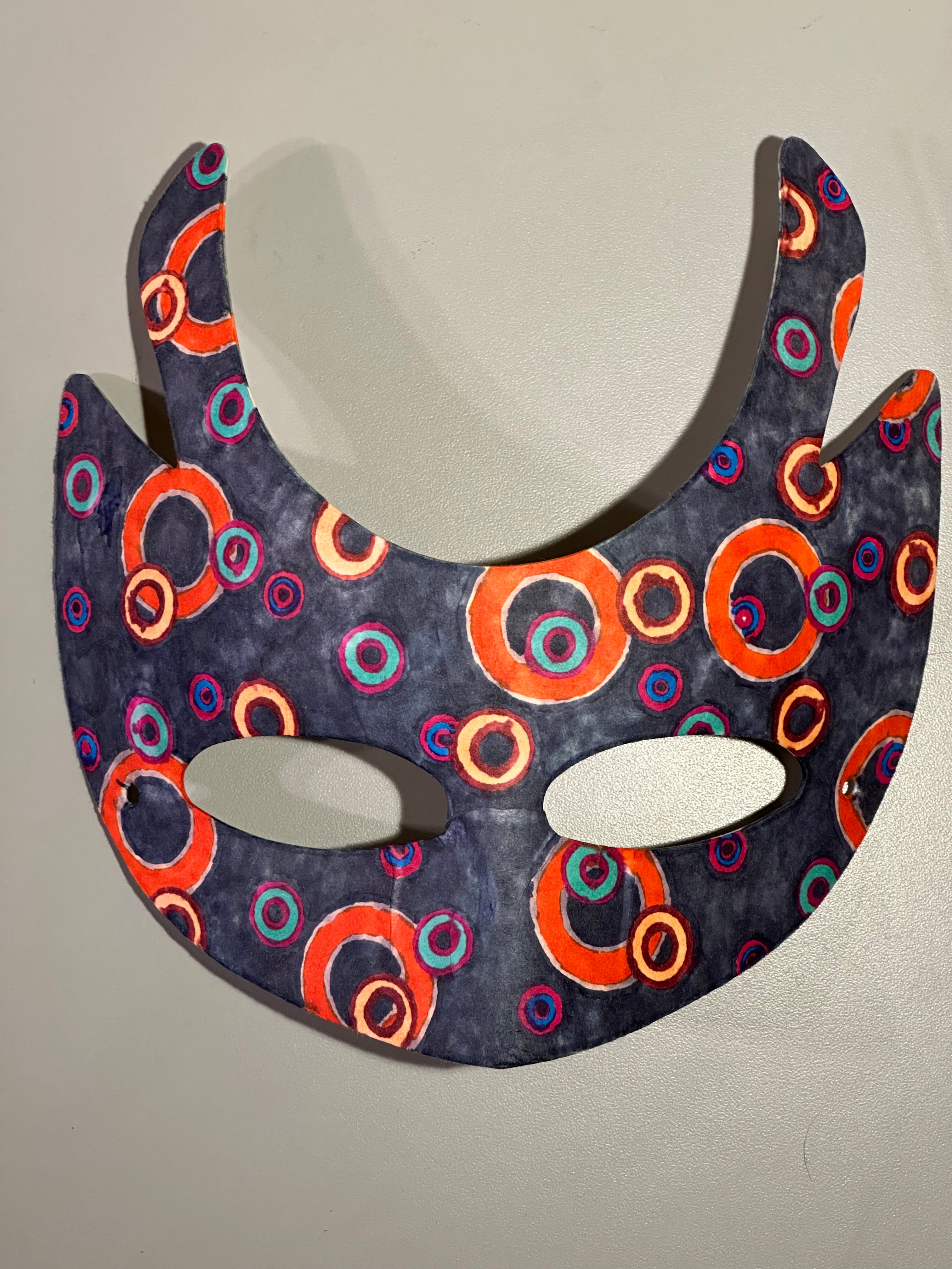 Ring Persona Masquerade Mask – Hand-Illustrated Artisan Mask – Fox ...